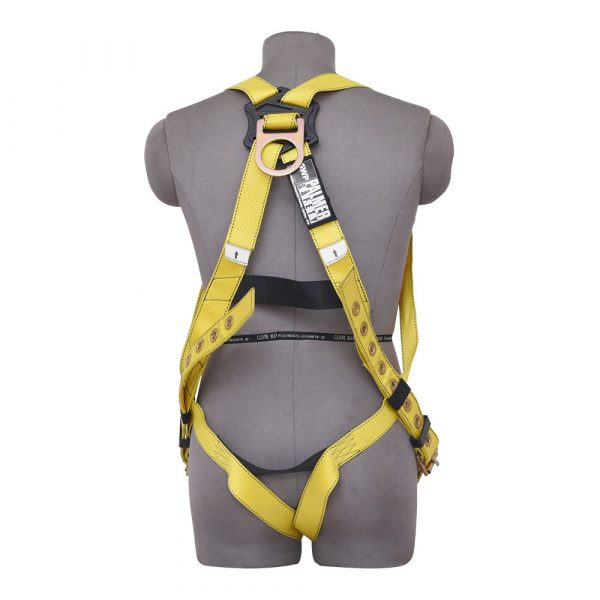 3PT. HARNESS GROMMET LEG, BACK D-RING, YELLOW COLOR – Bridge Fasteners